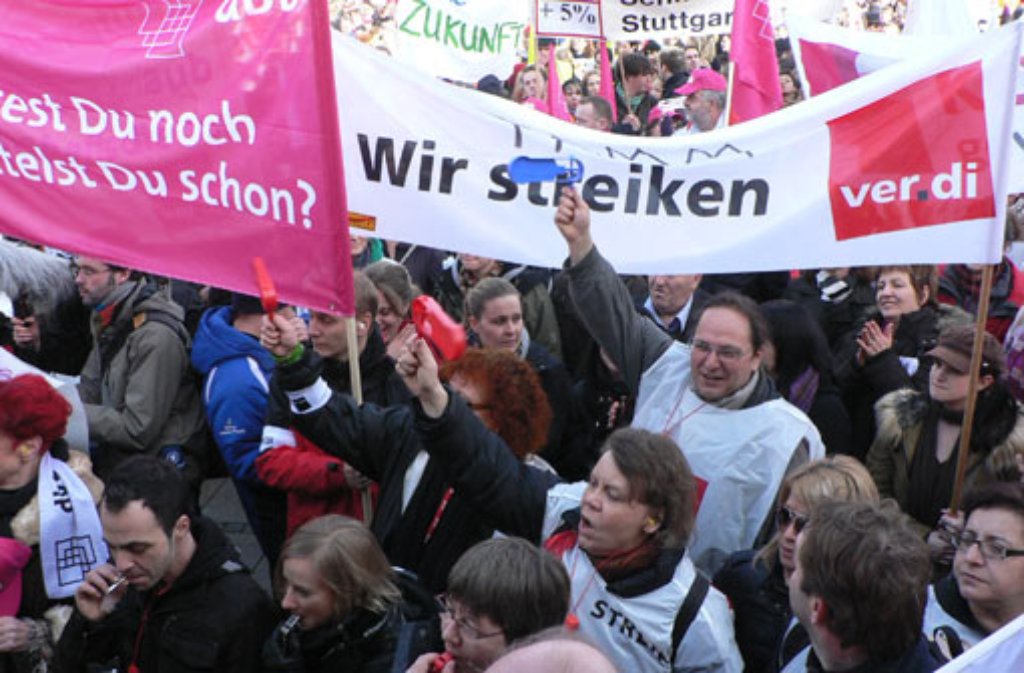 S Bahn Stuttgart Streik Morgen