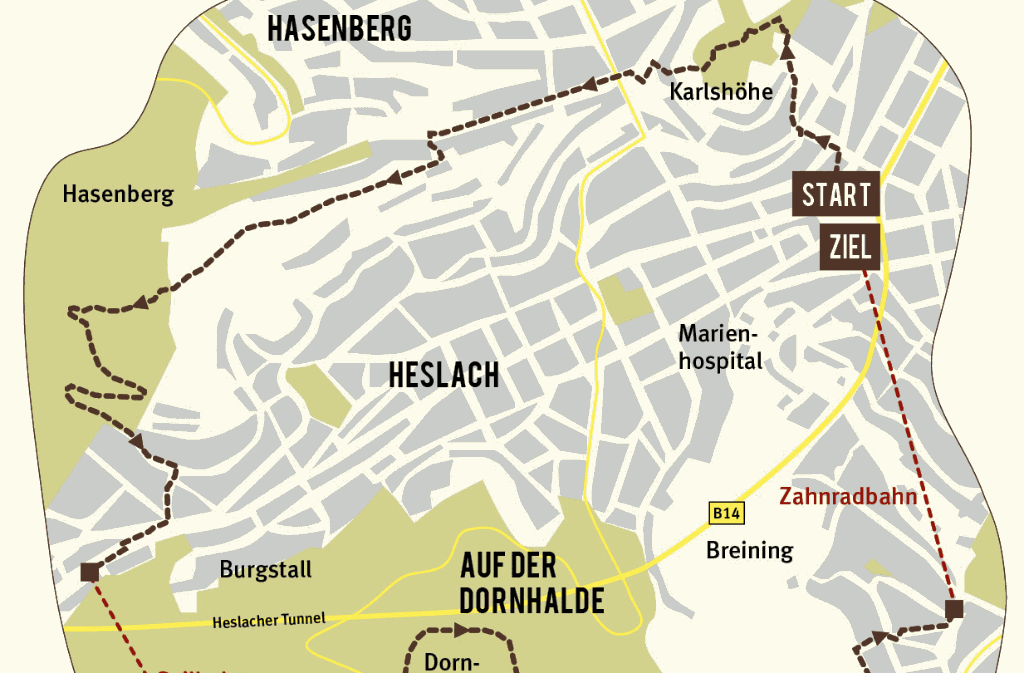 Panoramablicke in den Kessel