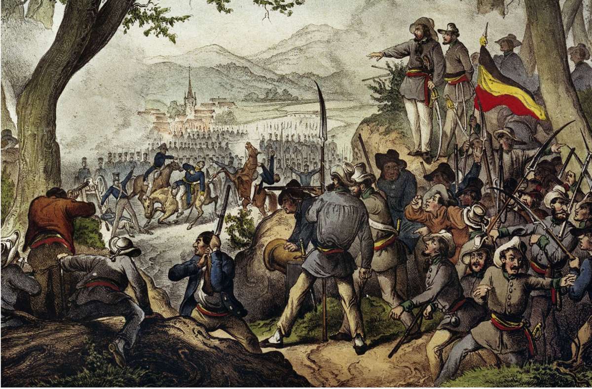 Vor 175 Jahren: Aufstand in Baden: Auf dem Weg zur Republik - Baden ...