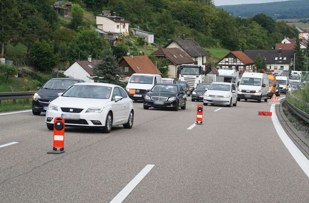 Autobahn A8 Pforzheim Gesperrt