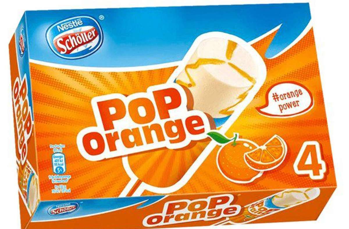 Pop Orange Eis